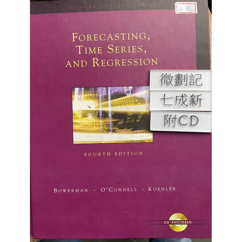 Forecasting Time Series And Regression 4 E 2005 Bruce L 蝦皮購物