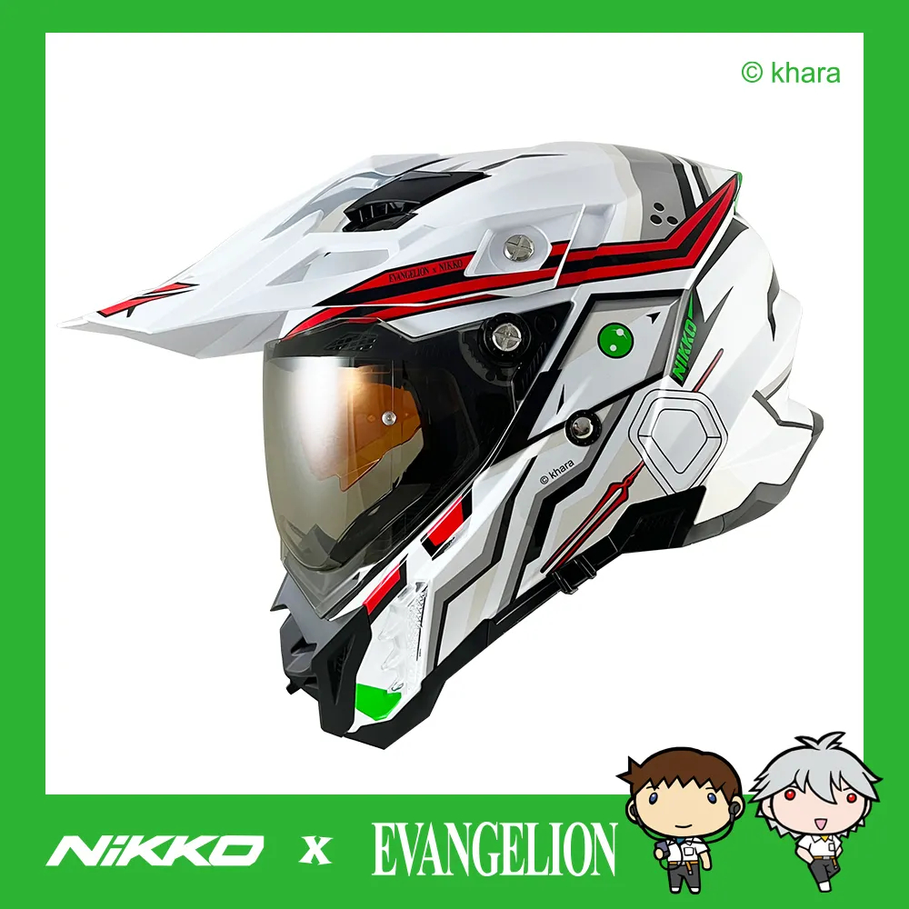 NIKKO N851 神化13號機 全罩 山車帽 越野帽 安全帽 新世紀福音戰士 附雲端發票 | 蝦皮購物