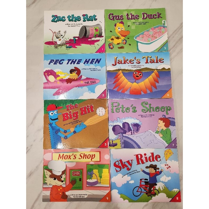 starfall 二手幼兒英文發音學習 AEIOUR閱讀本共15本 | 蝦皮購物