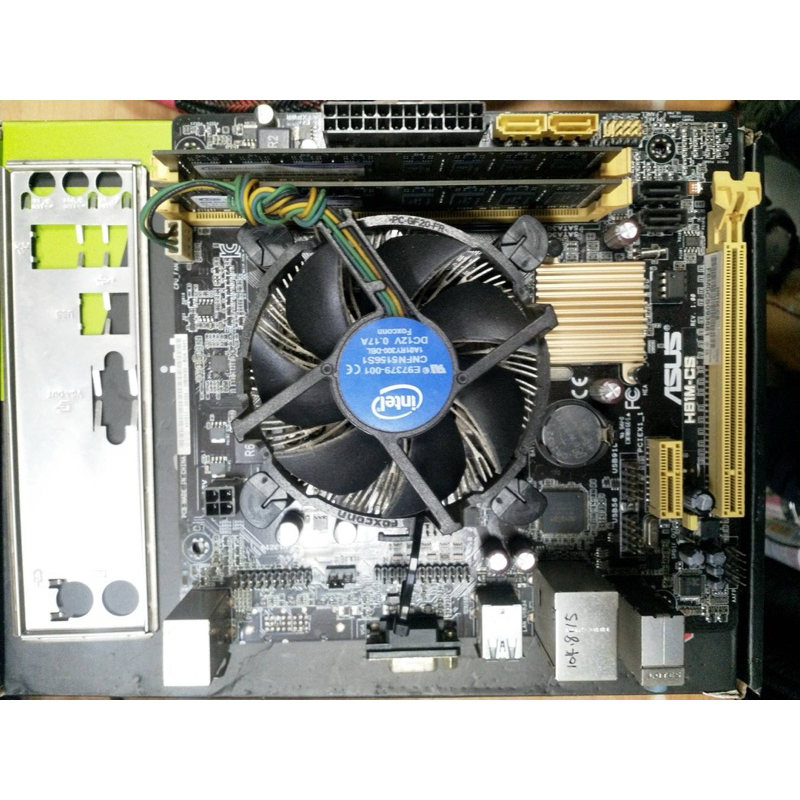 ASUS 華碩 H81M-CS +I3-4160+D3 8g*2(180mm*190mm)-拆機良品 | 蝦皮購物