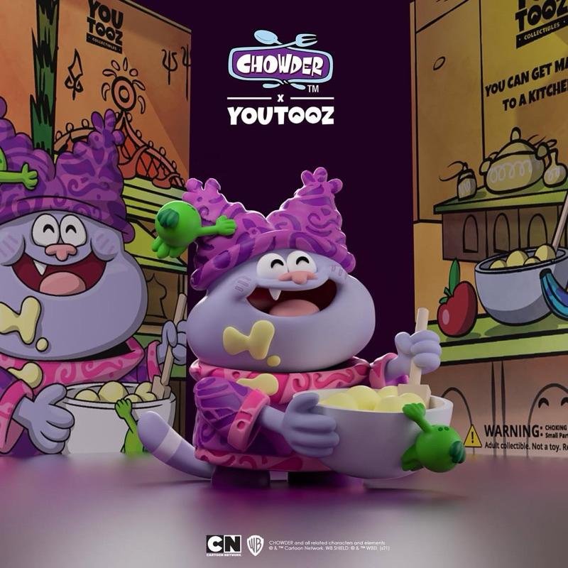 《預購/代購》 Youtooz 官方聯名 CHOWDER 愛吃鬼巧達系列公仔 | 蝦皮購物