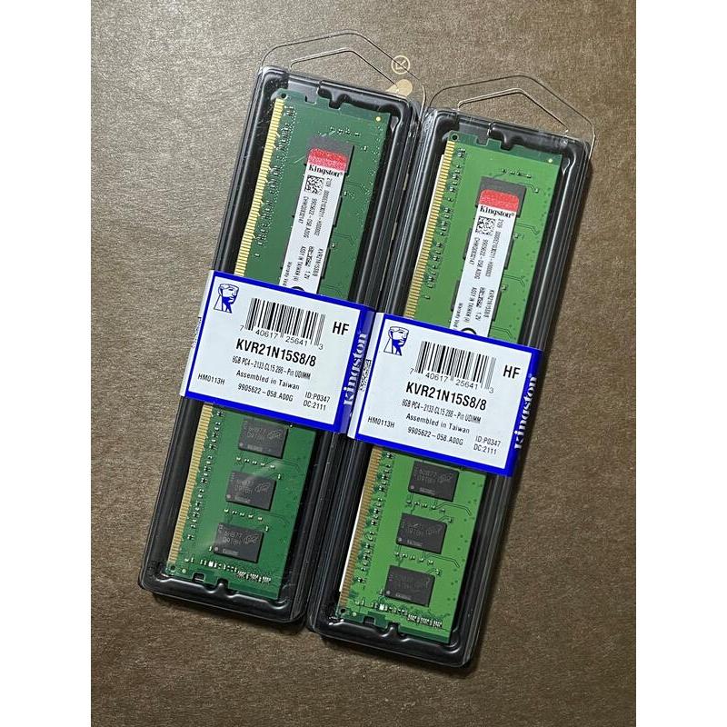 金士頓 Kingston DDR4 2133 8G 8GB 全新盒裝 桌上型 原廠終身保固 記憶體 | 蝦皮購物
