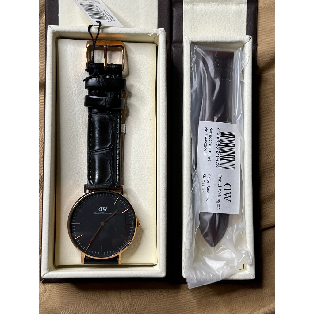 台灣發貨 DW Daniel Wellington 36MM 鱷魚皮壓紋 男錶 女錶 手錶 腕錶-B2-54 | 蝦皮購物