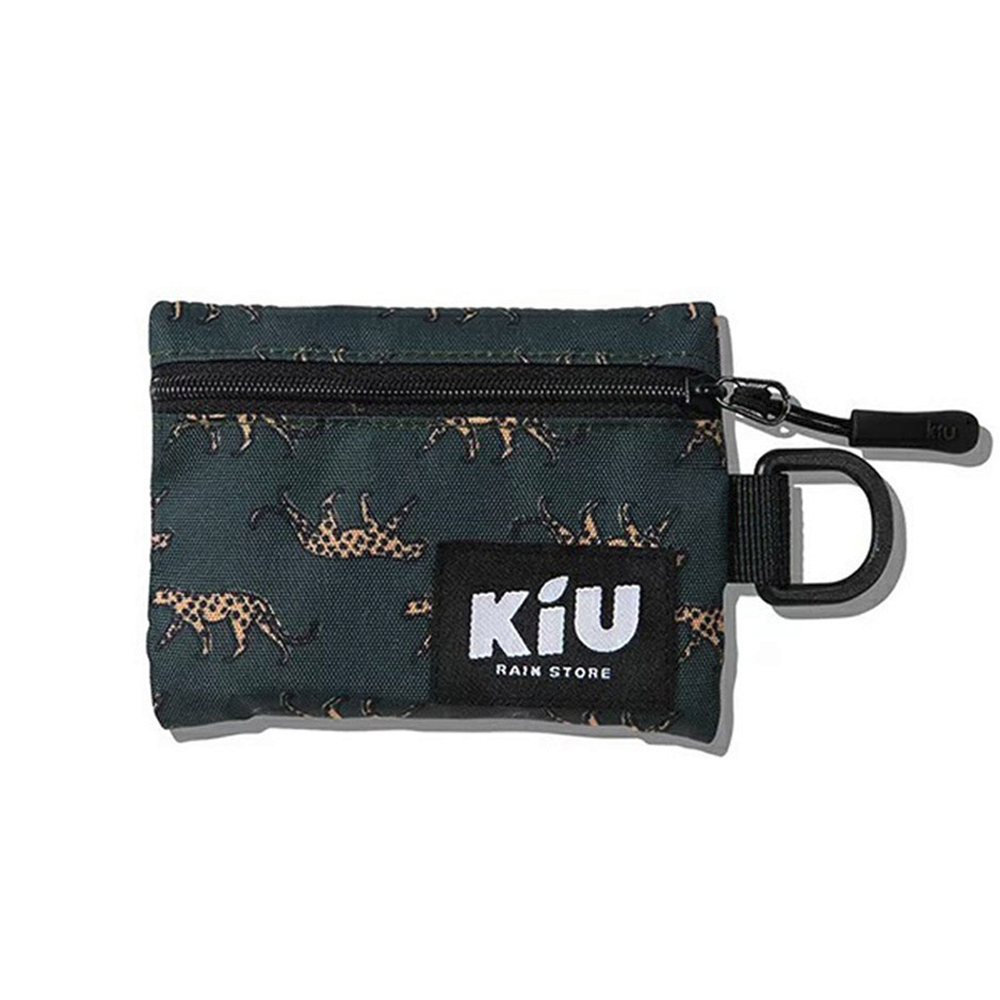 日本KIU 283-175 草原花豹 防水卡包/零錢包 戶外活動必備~快速取物透明窗, D型環 | 蝦皮購物