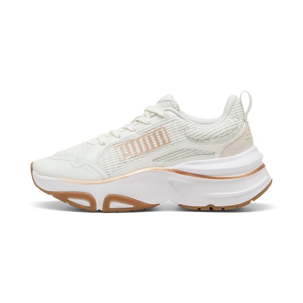 【豬豬老闆】PUMA Softride Divine Wn’s 米白金 運動 慢跑鞋 女鞋 31016303 | 蝦皮購物