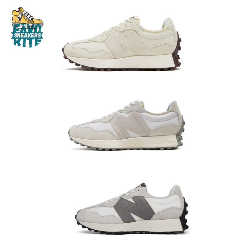 MY-STORE ｜NEW BALANCE 327 白 灰 NB327 復古 增高 休閒鞋 男女鞋 WS327FB | 蝦皮購物