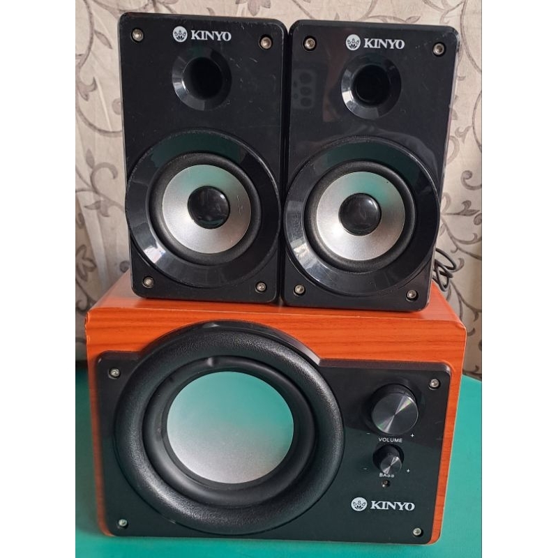 NO：1724#KINYO典藏全木質超重低音喇叭KY-7360 | 蝦皮購物