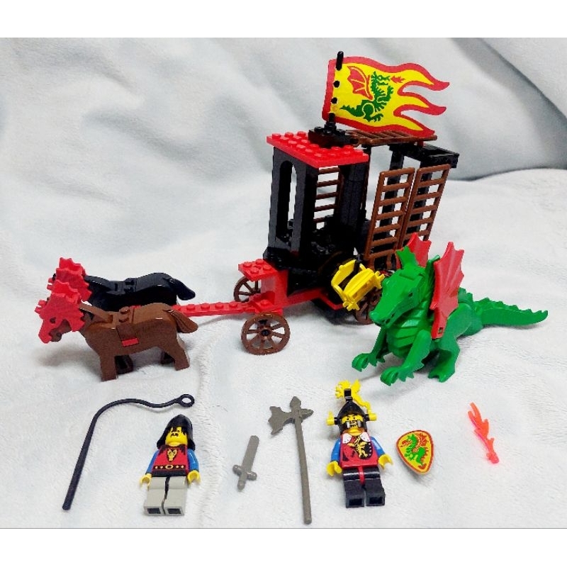 lego 樂高 6056 龍國 火龍 馬車 騎士 城堡 | 蝦皮購物