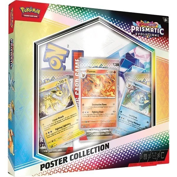 *現貨*美版 國際版(寶可夢 朱&紫 太晶慶典 伊布 海報禮盒) PTCG:SV8.5 Prismatic Poster | 蝦皮購物