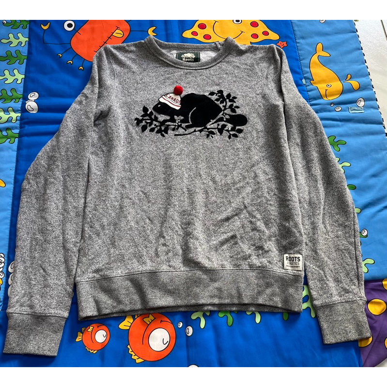 已預訂roots 165/92a 薄絨 t恤 女款 | 蝦皮購物