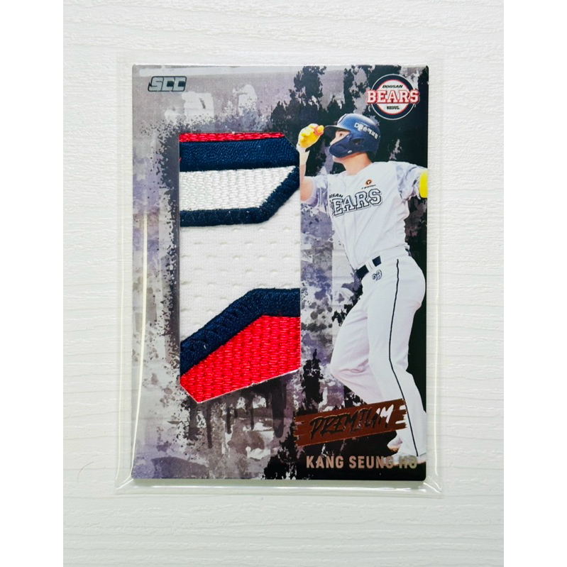2024 SCC KBO 韓國職棒 姜勝淏 超暴力PATCH 實戰球衣卡 斗山熊隊 超稀有 | 蝦皮購物