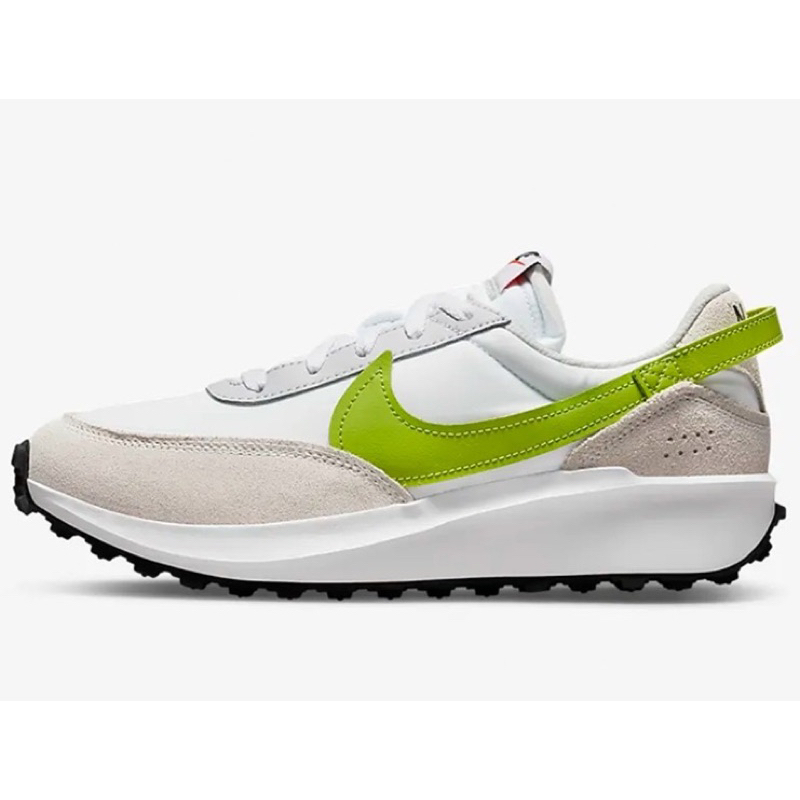 【NIKE】台灣公司貨 Waffle Debut 女款 DH9523-101 華夫鞋 休閒鞋 運動 復古 白綠色 | 蝦皮購物