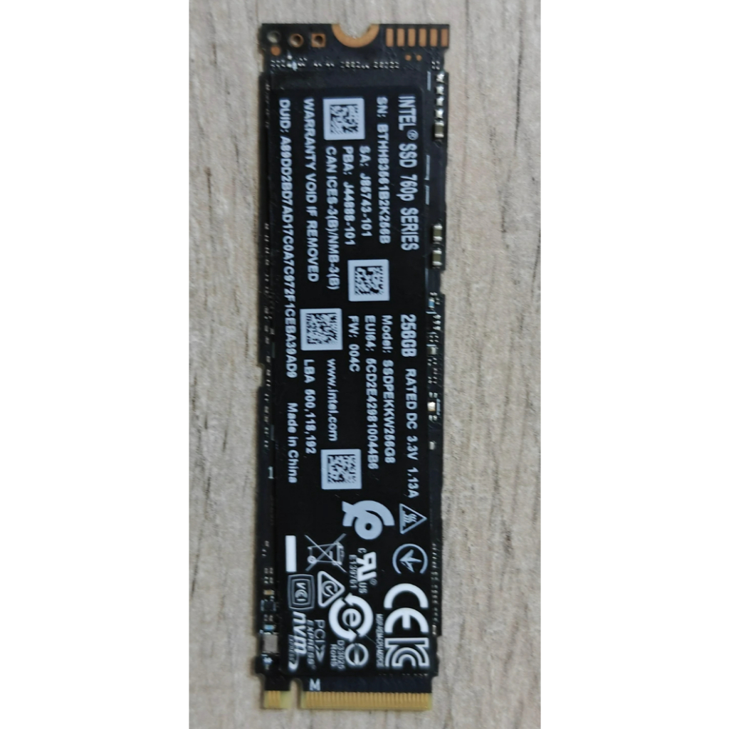 intel 760p 256G | 蝦皮購物