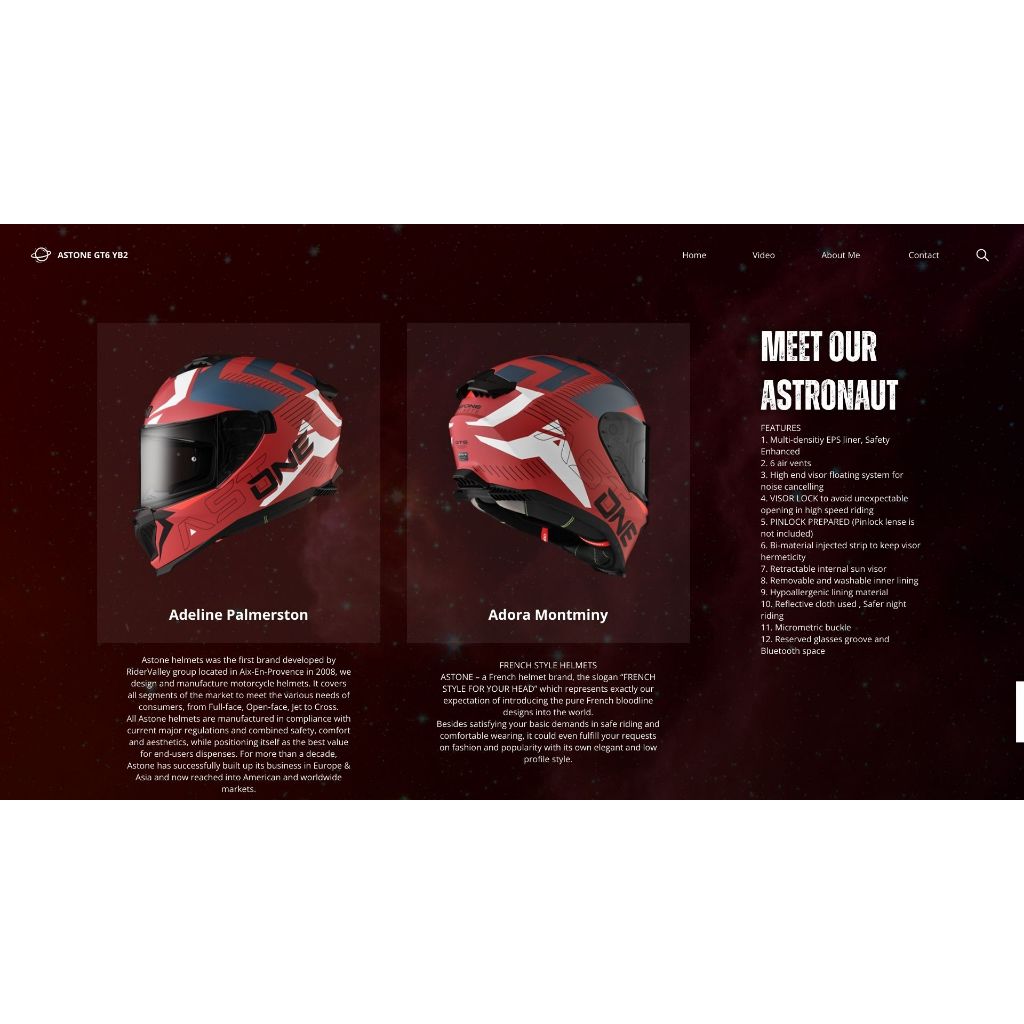 🍀Lucky幸運安全帽🍀ASTONE GT6 YB2 彩繪 全罩式安全帽 內墨鏡 眼鏡溝 預留藍芽耳機溝槽 階梯扣 | 蝦皮購物