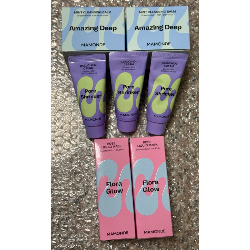 aespa Winter代言 Mamonde 玫瑰液體面膜/Amazing Deep Mint 潔面膏/視黃醇霜 | 蝦皮購物