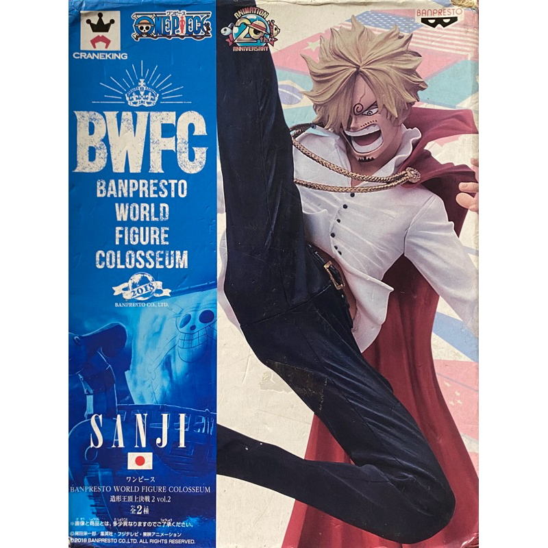 海賊王航海王 BWFC 造形王 頂上決戰vol.2 山治 香吉士公仔（全新 請先私訊） | 蝦皮購物