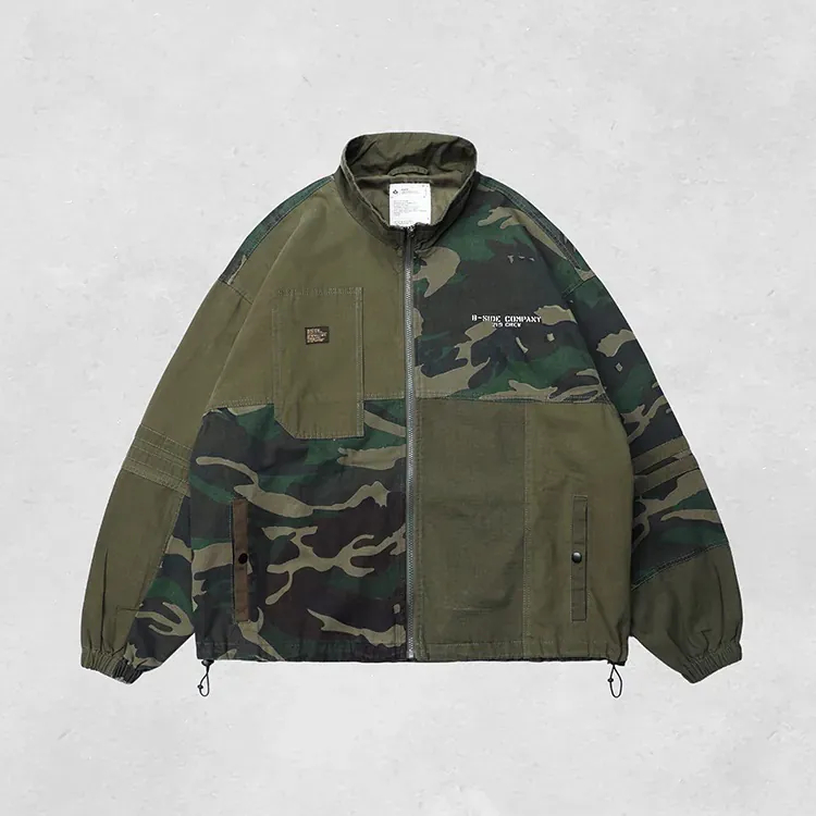 B-SIDE MILITARY PATCHWORK JACKET | 蝦皮購物