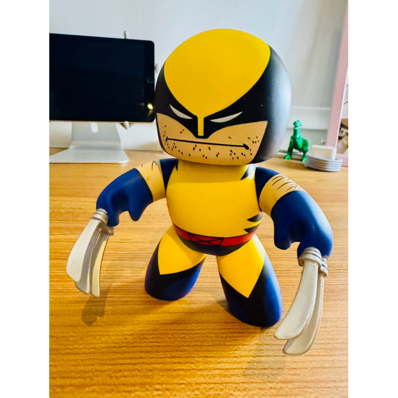 Marvel 漫威 X戰警 MIGHTY MUGGS 金剛狼 Wolverine 二手無外盒 可動玩具 Q版 公仔 | 蝦皮購物