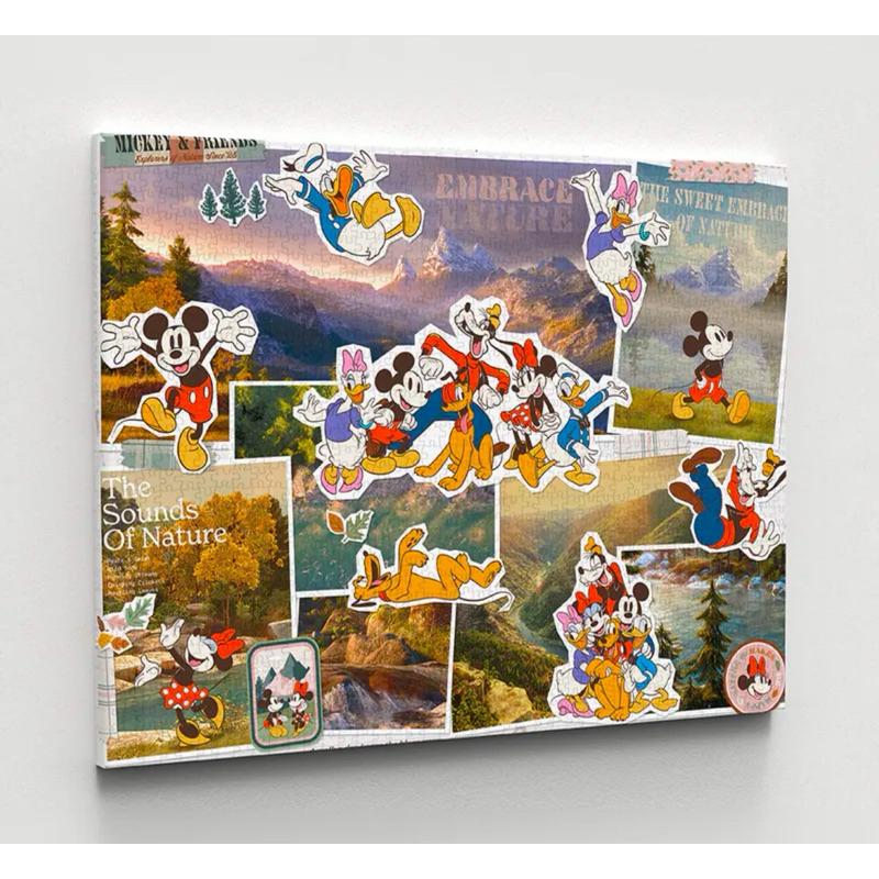 【全新】Pintoo 無框畫拼圖 塑膠拼圖 米奇與朋友們系列 與自然共呼吸 1336片 | 蝦皮購物