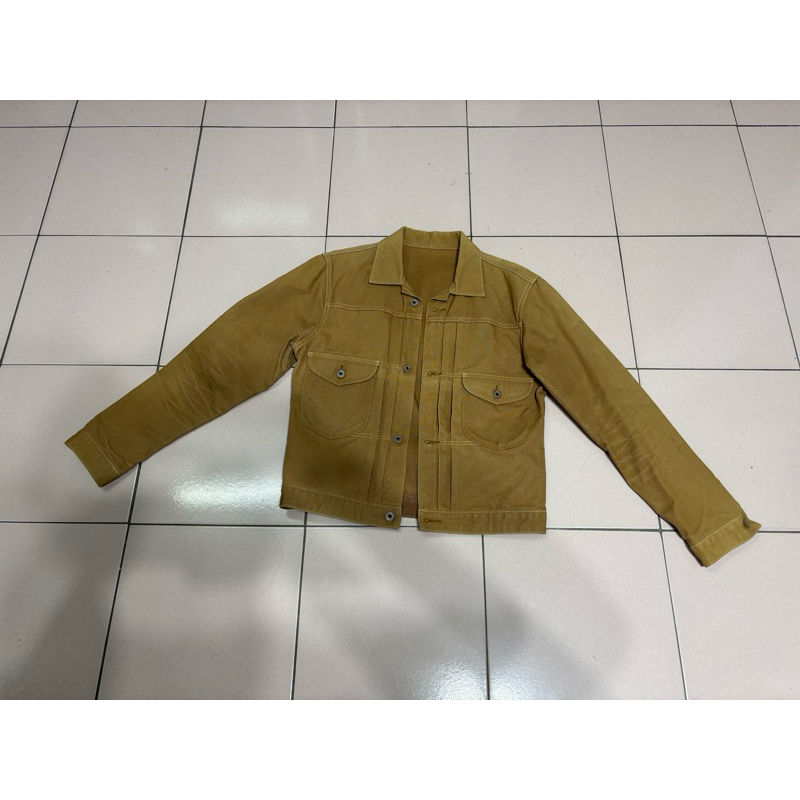 Rising Sun & Co. Ranch Hand Jacket Duck M號 帆布牛仔夾克 二代夾克 巴黎扣 | 蝦皮購物