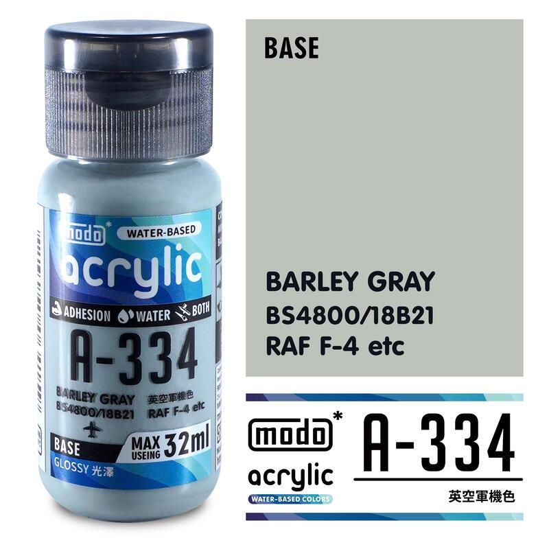 【高雄天利鄭姐】modo摩多 水漆 A-334 A-AK水性系列 A334 英空軍色BARLEY GRAY (32ml) | 蝦皮購物