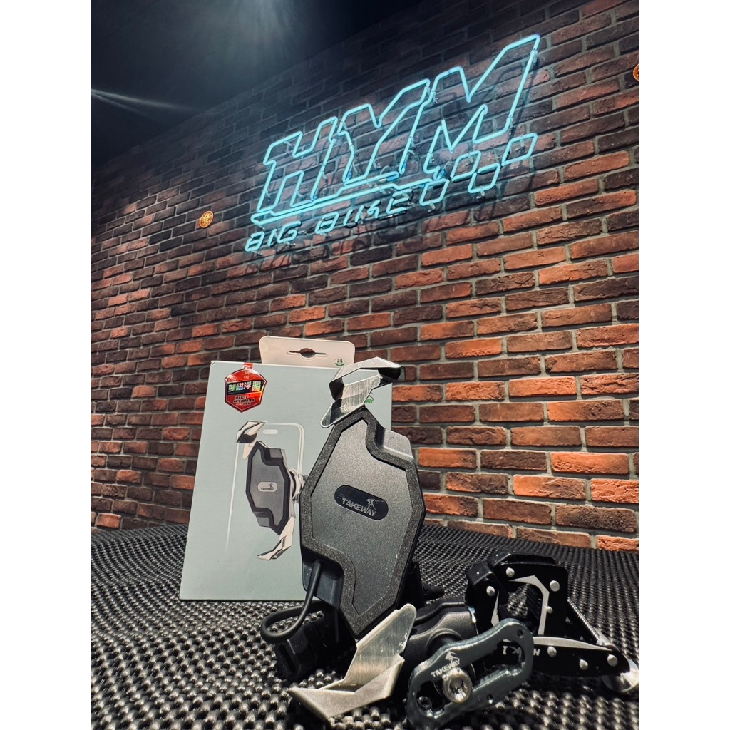 【HYM】TAKEWAY 黑隼 Z手機架 無線充電版 雙磁浮減震(鎖車手款) HAWK1-PH06-AnvPro | 蝦皮購物