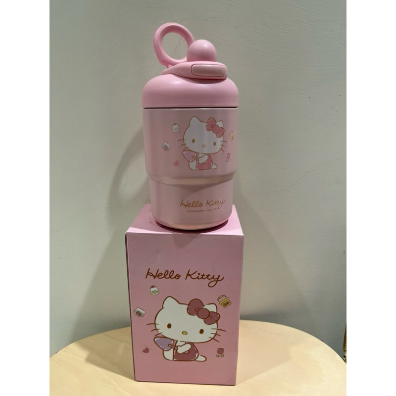 ！現貨！Hello Kitty 三麗鷗家族 手提咖啡杯 420ml 保溫杯 咖啡杯 不鏽鋼 316 水杯 隨身杯 保冰 | 蝦皮購物