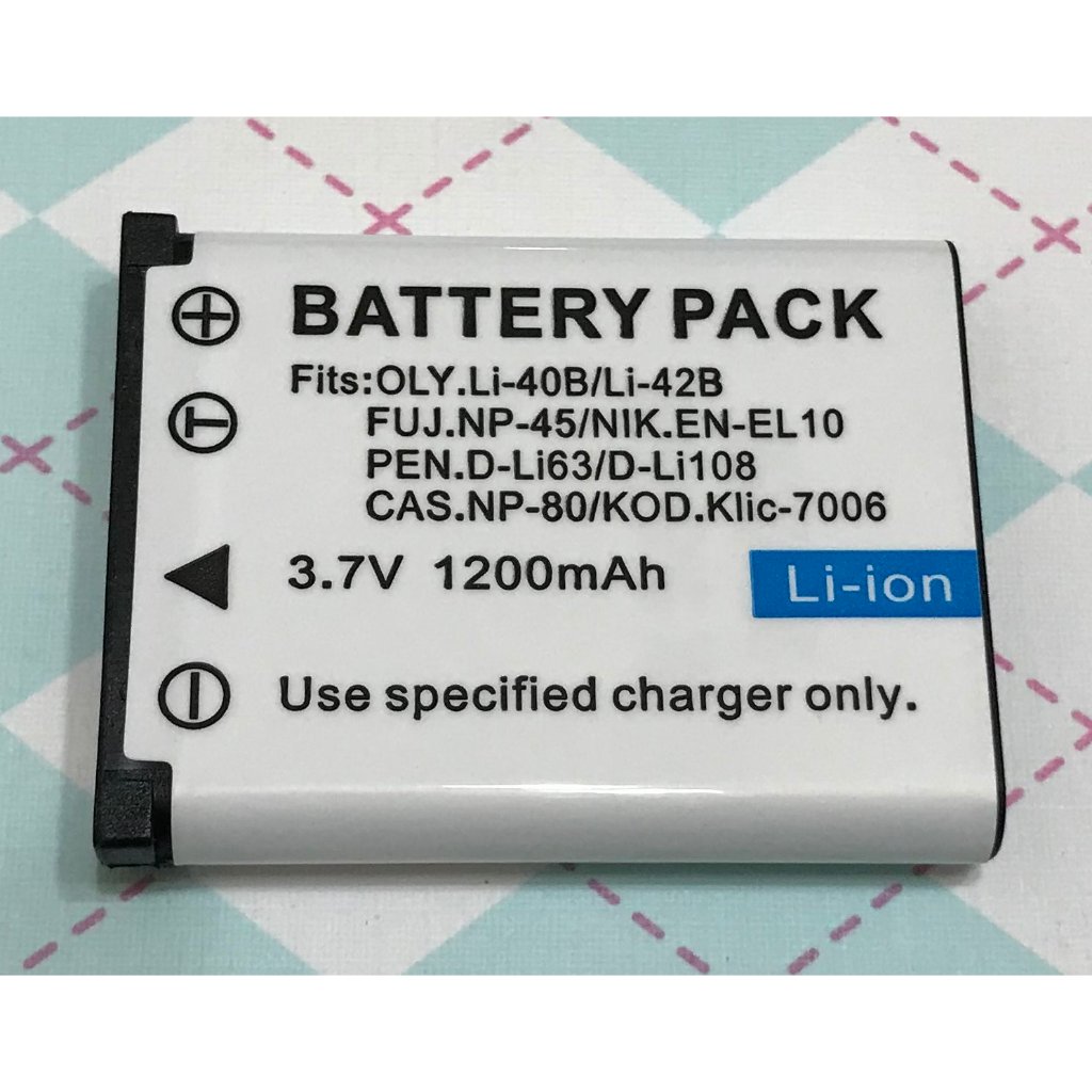 全新現貨適用Nikon EN-EL10 Finepix J15 FinePix Z200fd NP45電池 充電器 | 蝦皮購物