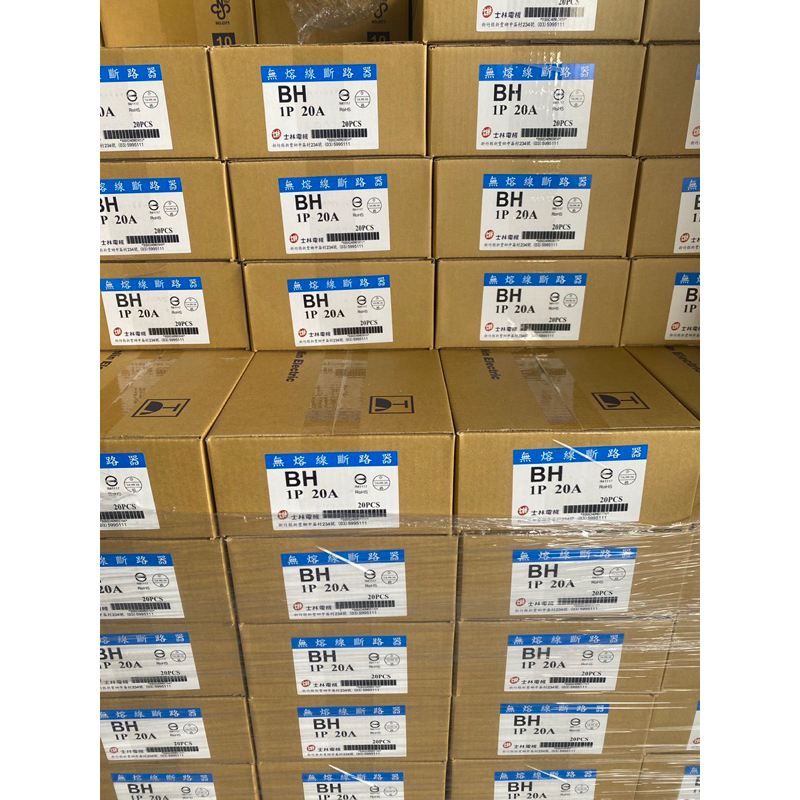 【士林電機】無熔線斷路器 BH 2P 10A 15A 20A 30A 40A 50A (220V~5KA) 無熔絲開關 | 蝦皮購物