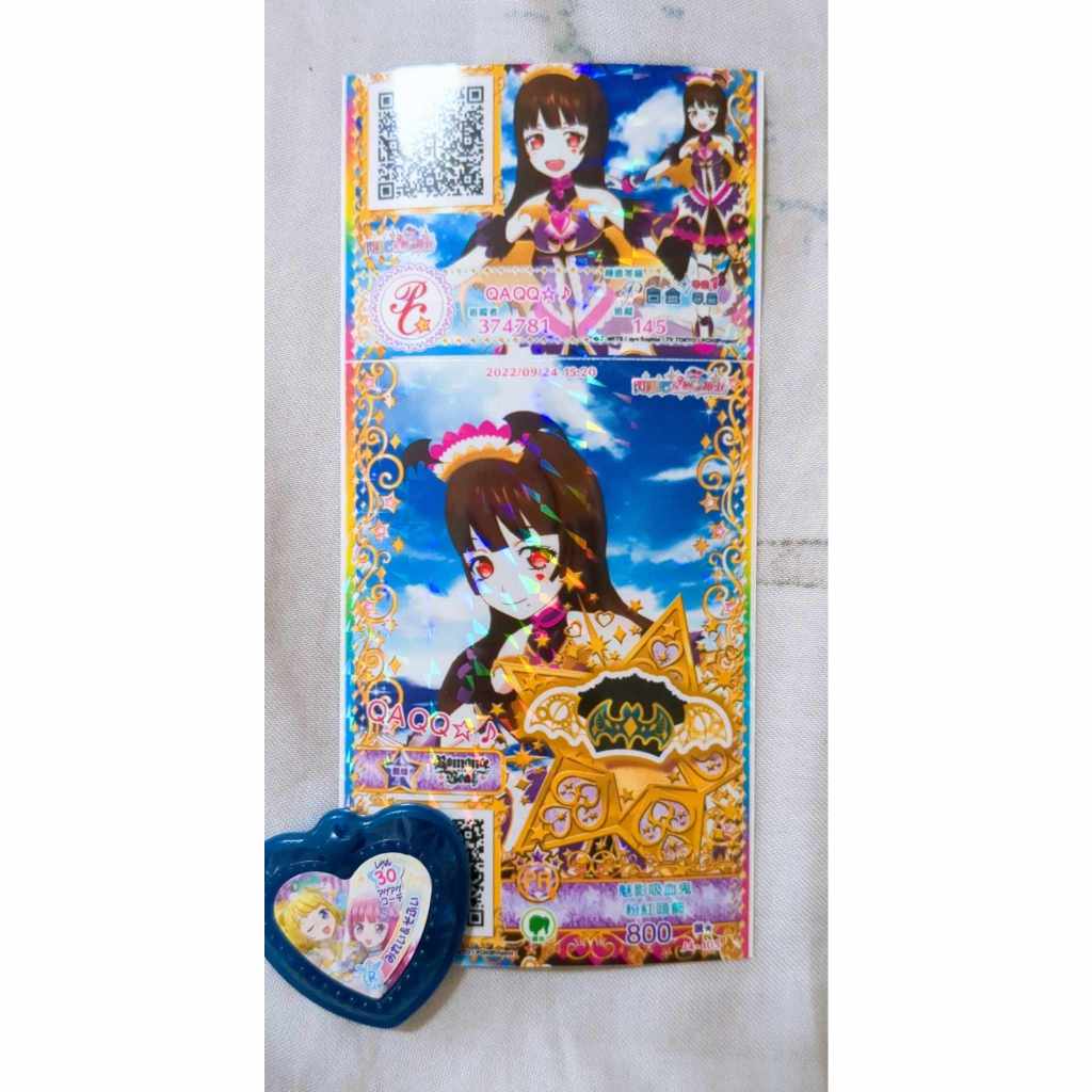 星夢頻道 PriChan 寶石第四彈 PR 魅影吸血鬼 粉紅 紫藤枚兒 頭飾 | 蝦皮購物