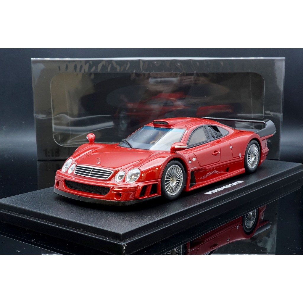【MASH】GT SPirit 1/18 Mercedes-Benz CLK GTR Sport 紅 GT910 | 蝦皮購物