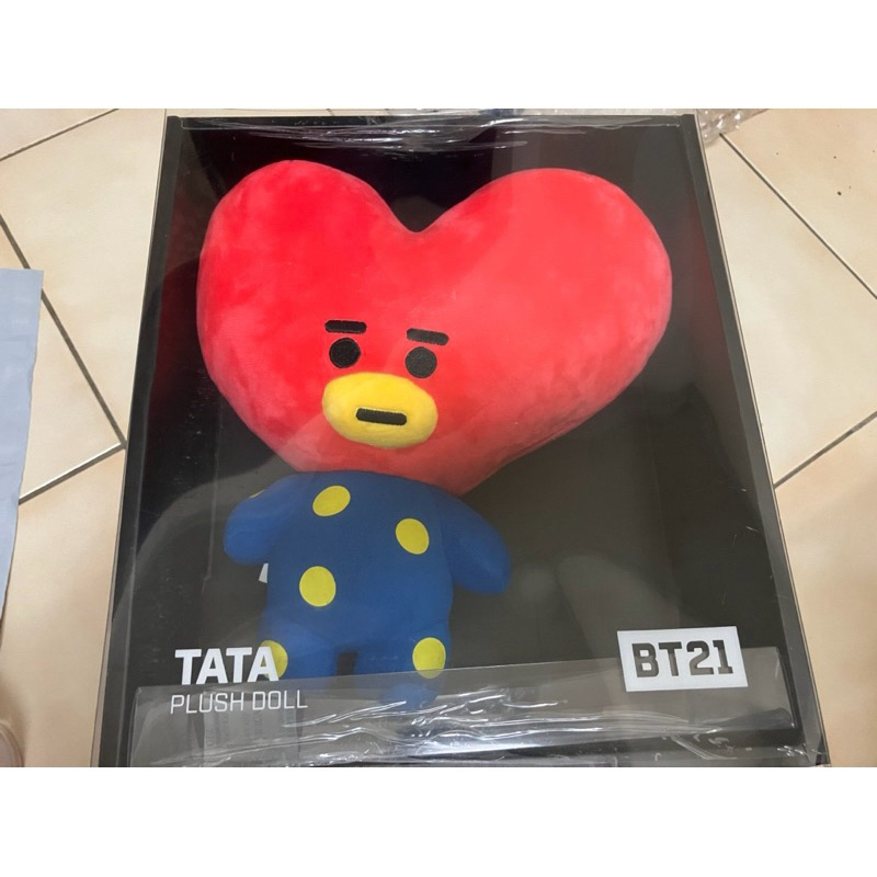 [限單獨下單]BT21TATA站娃官方正版LINE FRIENDS BTS防彈金泰亨V公仔玩偶plush doll | 蝦皮購物