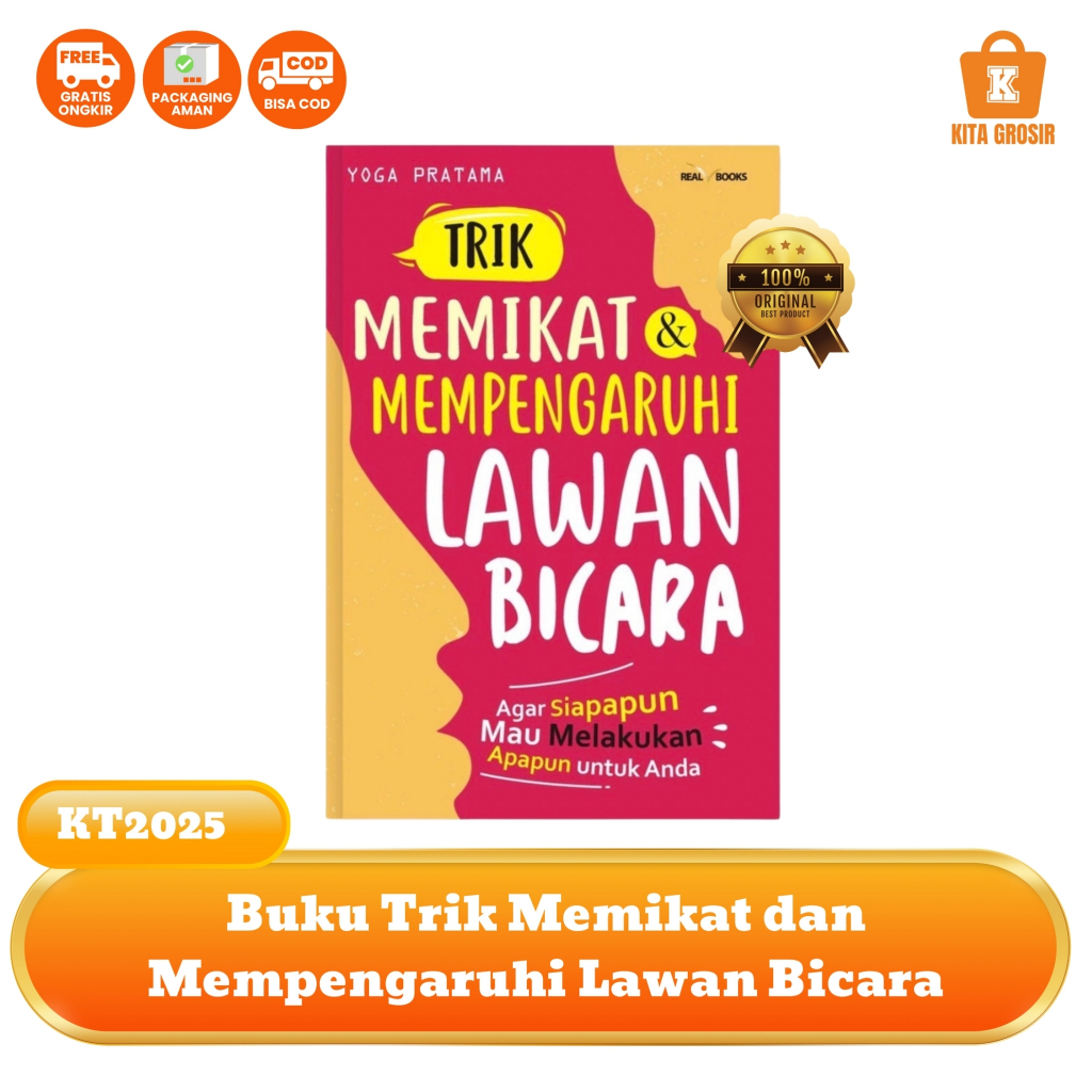KT2025 [Ready] Buku Trik MemikatdanMempengaruhi LawanBicara | 蝦皮購物