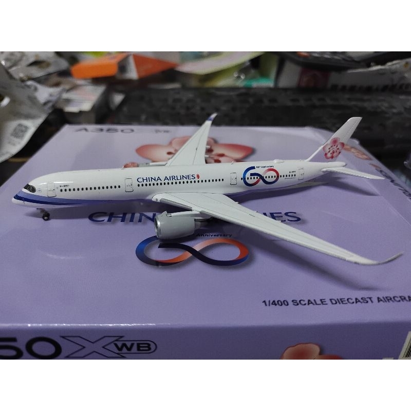 1:400 中華航空 China Airlines A350-900XWB 60th B-18917 JC 製作 | 蝦皮購物
