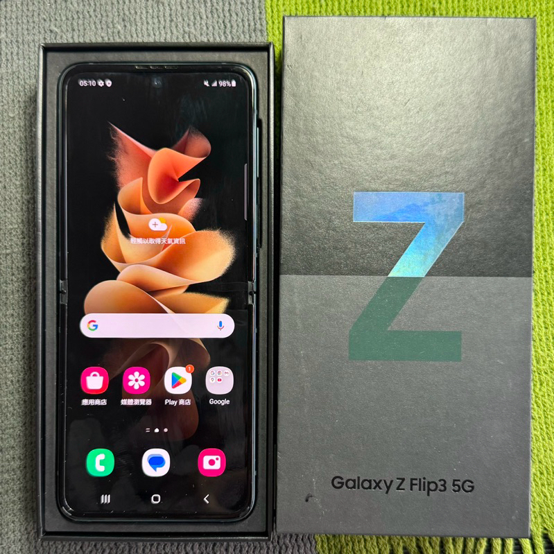 Samsung Z Flip 3 5G 256G 綠 Zflip3 Flip3 ZFlip 256 三星 背蓋有點不密合 | 蝦皮購物