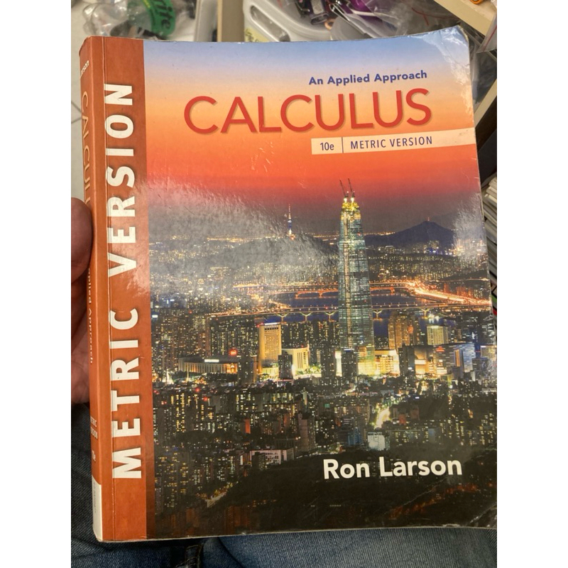 二手書 原文書 微積分 calculus 10e metric version Ron Larson | 蝦皮購物