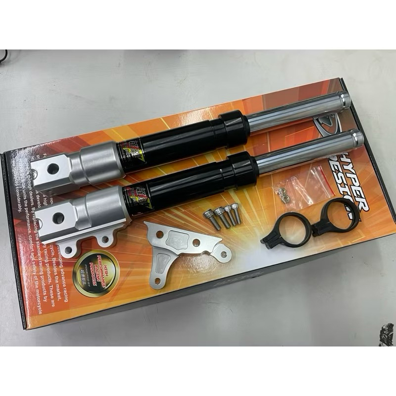 241102 Dio 專用 全新超速前叉 螃蟹200mm卡座 原廠高度+超速後避震 高度265mm | 蝦皮購物