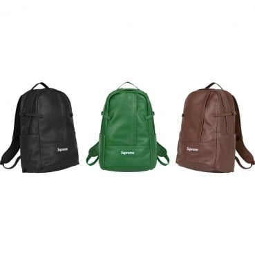 【紐約范特西】預購 SUPREME FW24 Leather Backpack 後背包 | 蝦皮購物