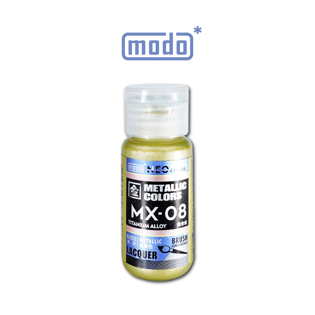 【modo摩多製造所】NEO 金屬色 MX-08 MX08 鈦合金/30ML/模型漆｜官方賣場 | 蝦皮購物