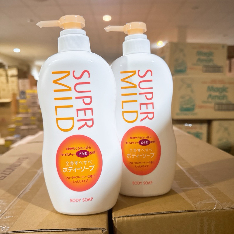 現貨寄出 台灣公司貨 SUPER MILD 詩波蜜柔 沐浴乳 花果香滋潤 650ml | 蝦皮購物