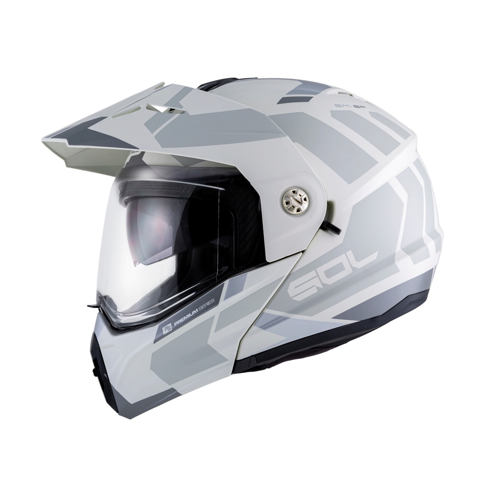 【咪咪帽帽】SOL SM-6P 前衛者 可掀式安全帽 全罩式安全帽 可樂帽 雙D釦 多色 SM6P | 蝦皮購物