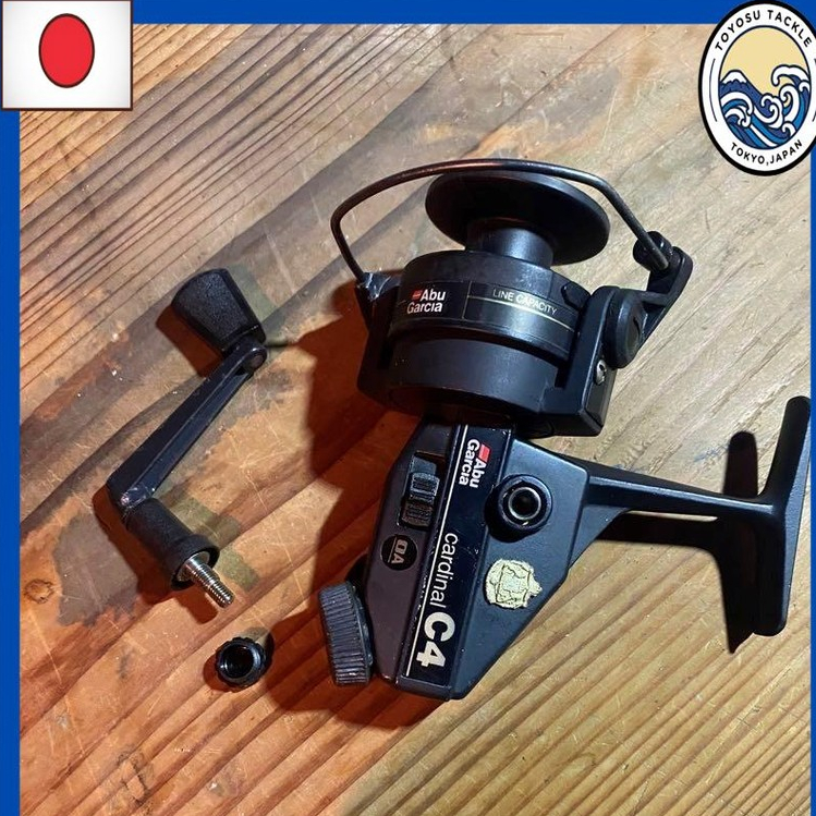 Abu Garcia Cardinal C4 捲軸，頂級品質，日本製造 [二手 /直接来自日本] | 蝦皮購物