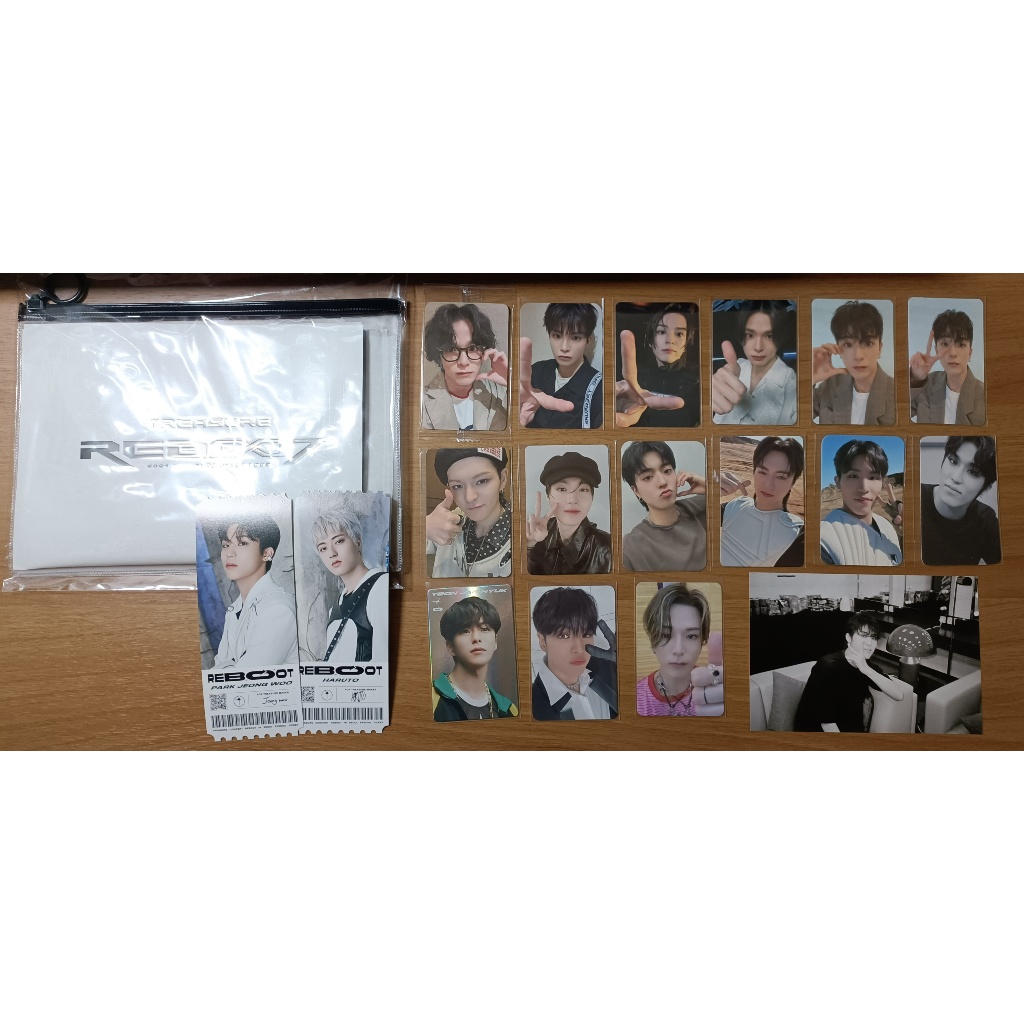 TREASURE 演唱會 TRACE HELLO REBOOT 首爾 亞巡 場刊 周邊 滿額 特典 小卡 照片 | 蝦皮購物