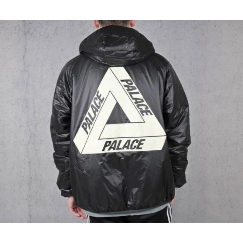 [L號] Palace pertex Quantum jacket 夜光Logo 羽絨外套 大三角 夜光 二手 輕羽絨 | 蝦皮購物