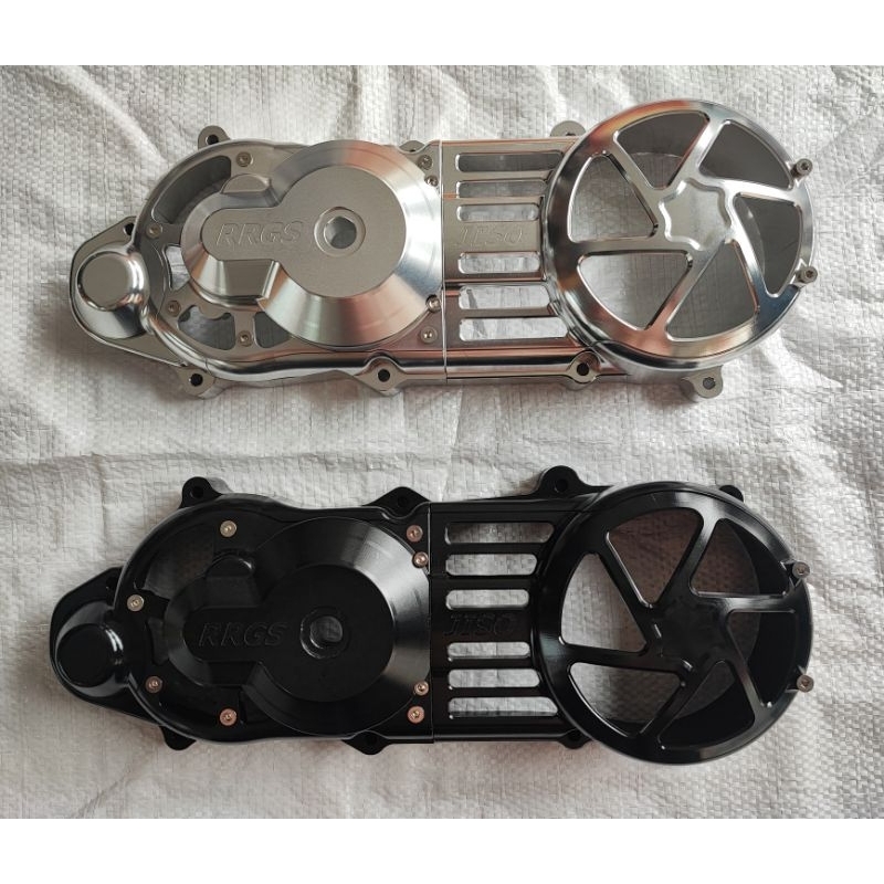 RRGS 全新品附發票 Dio CNC傳動蓋 Dio傳動蓋 前段+後段 一期/二期直上 銀色 黑色 | 蝦皮購物