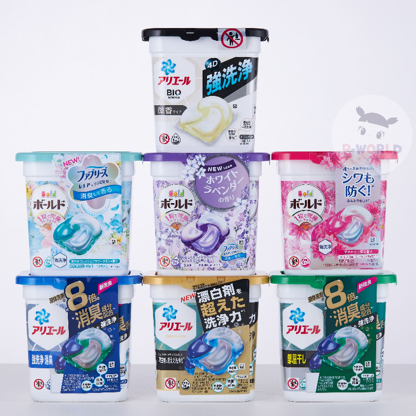 【P-WORLD】日本P&G 4D超濃縮抗菌洗衣膠囊 9顆/11顆/12顆盒裝 洗衣球 日本原裝進口 | 蝦皮購物