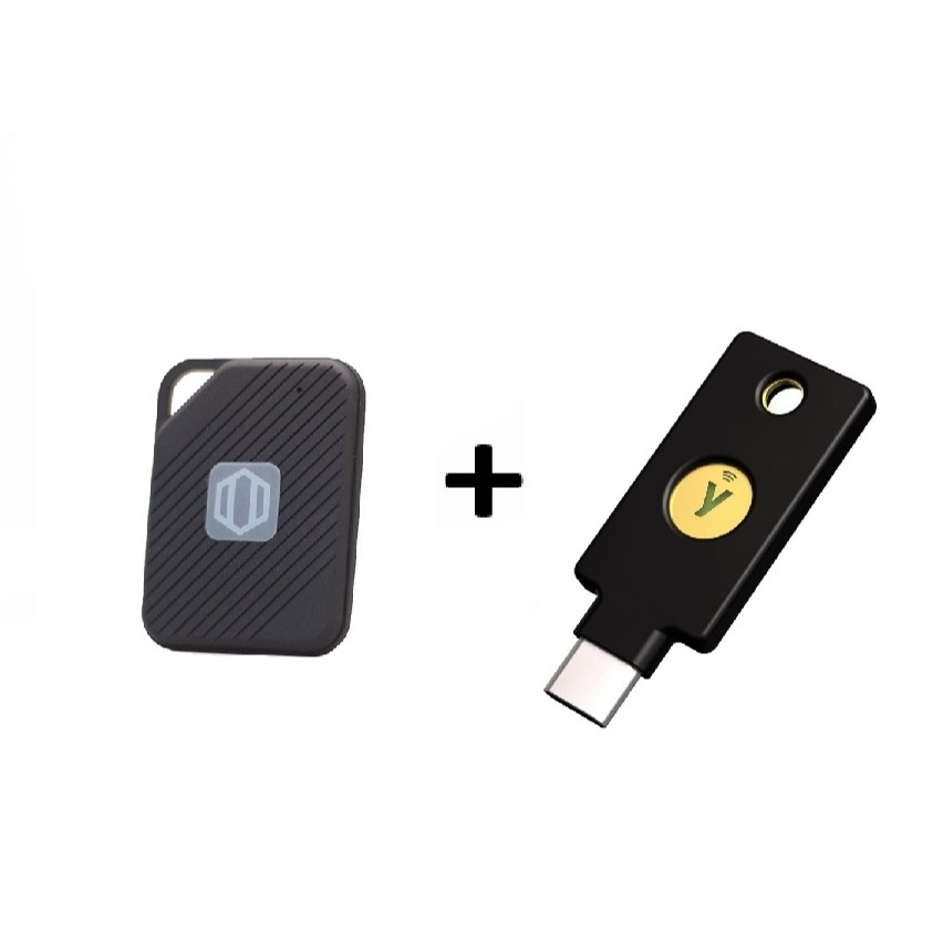 【二入組】PasswordPocket 實體密碼管理+ Yubikey Security Key（Type-C NFC） | 蝦皮購物