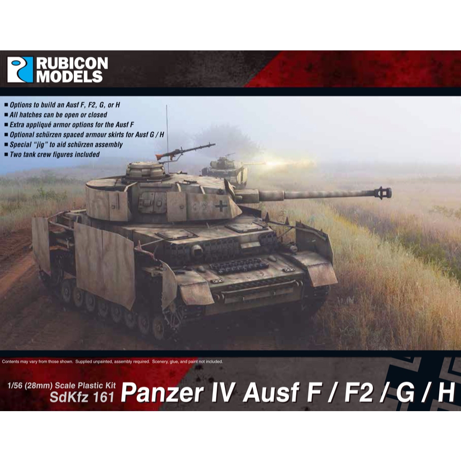 Rubicon Models：Panzer IV Ausf F/F2/G/H 盧比孔 德軍四號坦克F/F2/G/H型 | 蝦皮購物
