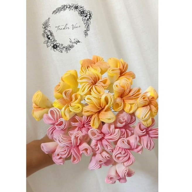 【椛蔓TENDER VINE】手工五星緞帶索拉 玫瑰花 通草花 擴香花 永生花 乾燥花 薰香 居家佈置 大地農園 | 蝦皮購物