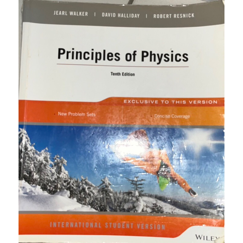 [二手]Principles of physics 10th edition 普通物理 | 蝦皮購物